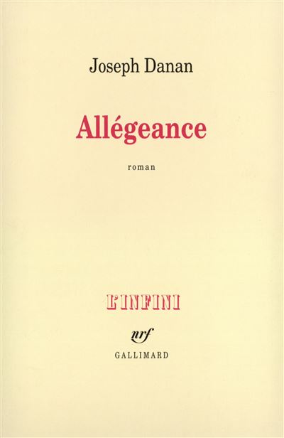Allégeance - broché - Joseph Danan - Achat Livre | fnac
