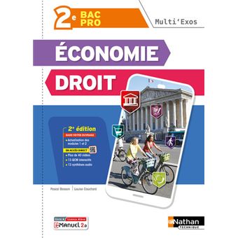 Multi'exos - Economie-Droit 2de Pro Bac Pro Tertiaires - 2024 - Pochette - élève - + iManuel ...