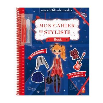 Mon cahier de styliste Rock - cartonné - Karine Thiboult - Achat Livre ...