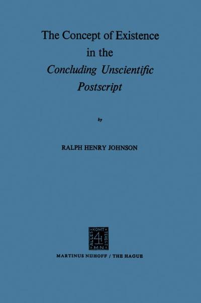 The concept of existence in the concluding unscientific postscript ...
