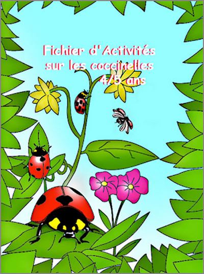 Fiches d'activités sur les coccinelles Workbook Fichier de l'élève Dès ...