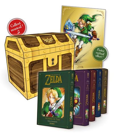 The Legend Of Zelda - 5 Volumes - Zelda Manga Coffret - Akira Himekawa ...