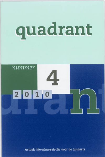 Quadrant-collectie - actuele literatuurselectie voor de tandarts Tome 4 ...