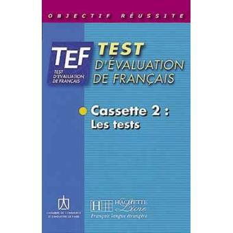 Tef test evaluation français k7 AUDIO - Livre K7 - Collectif - Achat ...