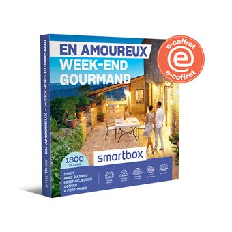 E-COFFRET SmartBox Week-end gourmand en amoureux, Top Prix | fnac