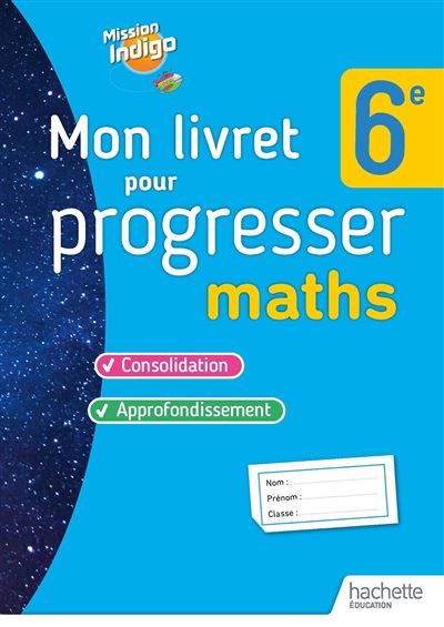 Mon livret pour progresser maths 6e Edition 2023 - broché - Christophe ...