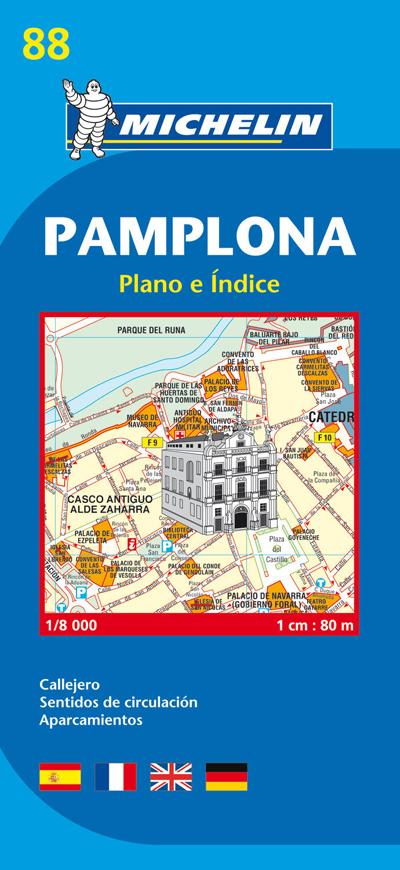 Plan Pampelune Michelin 1/8 500 - Collectif Michelin - Achat Livre | fnac