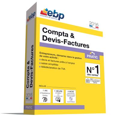 EBP Compta et Devis-Factures Pratic 2016 + VIP 1 Licence PC - Jeu vidéo - Achat & prix | fnac