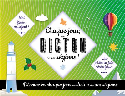 Chaque jour un dicton de nos régions - cartonné - Gabrielle Cosson ...