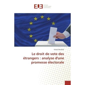 Le droit de vote des étrangers : analyse d'une promesse électorale ...