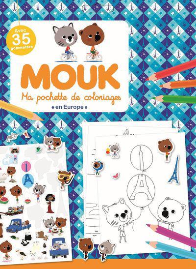 Mouk - Ma pochette de coloriages - Mouk en Europe - Ma pochette de ...