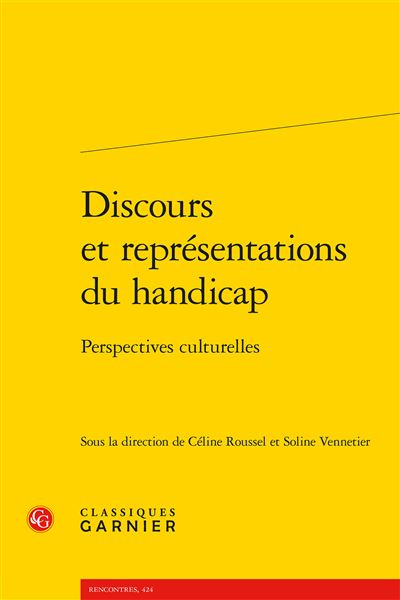 Discours et représentations du handicap Perspectives culturelles ...
