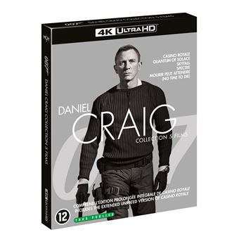 Coffret James Bond / Daniel Craig Blu-ray 4K Ultra HD - Blu-ray 4K - Achat & prix | fnac