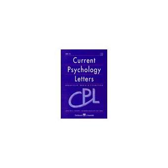 Current psycho.letters 01/2 - broché - Collectif - Achat Livre | fnac