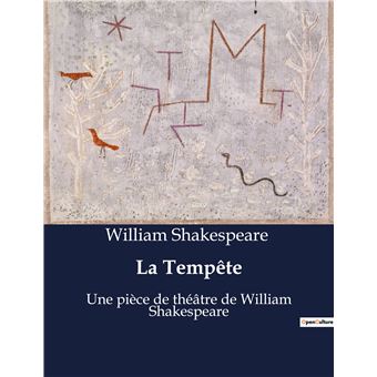 La Tempête Une pièce de théâtre de William Shakespeare - broché ...