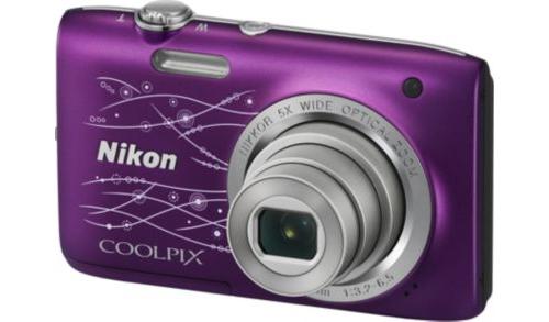 Compact Nikon Coolpix S2800 violet arabesque - Appareil photo compact ...