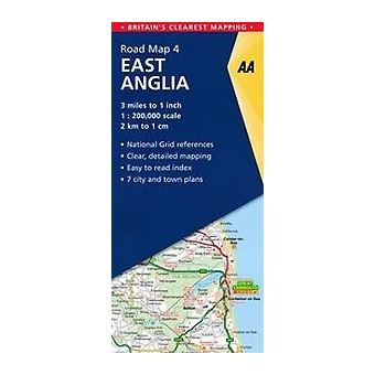 East Anglia Road Map - broché - Inconnus - Achat Livre | fnac