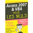 Poche Pour Les Nuls - Access 2007 & VBA MegaPoche Pour les nuls - Collectif - broché - Achat ...
