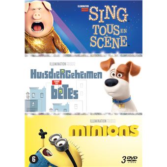 SING/SECRET LIFE OF PETS/MINIONS BOX-BIL - DVD Zone 2 - Achat & prix | fnac