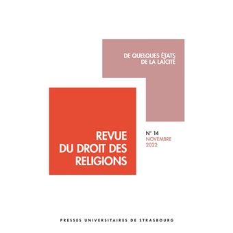De quelques états de la laïcité N° 14 novembre 2022 - broché - Stéphane ...