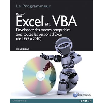 Excel et vba Version 1997 à 2010 - broché - Mikaël Bidault - Achat Livre | fnac