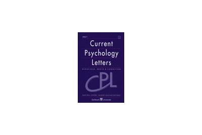 Current psychology letters 2000/1 N.1 - broché - Collectif - Achat ...