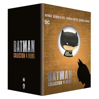 Batman Coffret Batman 1 à 4 DVD - DVD Zone 2 - Tim Burton - Joël ...