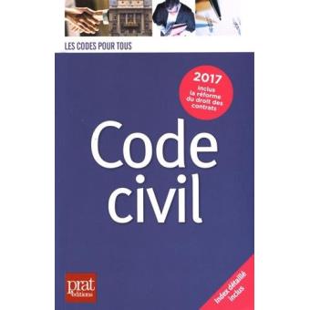 Code civil 2017 Edition 2017 - broché - Collectif - Achat Livre | fnac