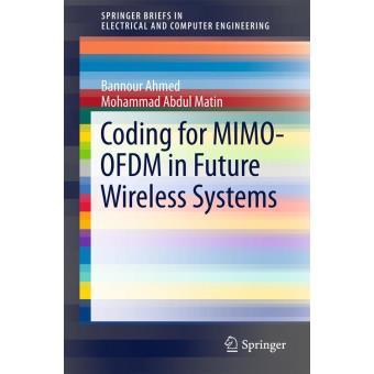Coding for mimo-ofdm in future wireless systems - Poche - Bannour Ahmed - Achat Livre ou ebook ...