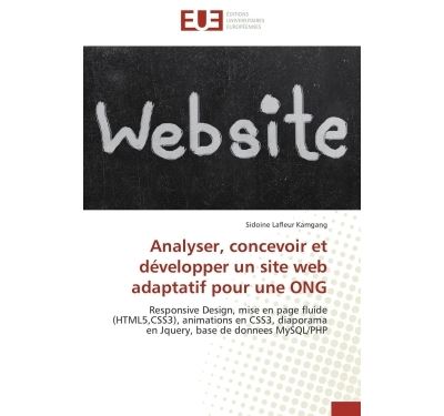 Analyser, concevoir et développer un site web adaptatif pour une ong - broché - Kamgang-S ...