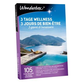 Coffret cadeau Wonderbox 3 jours de bien-être - Coffret cadeau | fnac Suisse