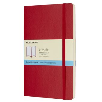 Carnet classique grand format Moleskine à grille de pointillés ...