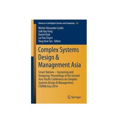 Complex systems design and management Asia - Poche - Collectif - Achat Livre | fnac