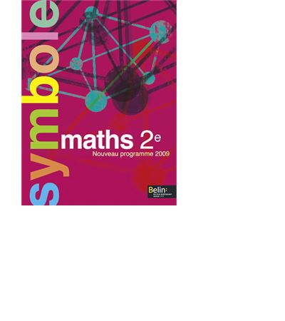 Maths - 2e Manuel élève - Grand format - broché - Claude Deschamps ...