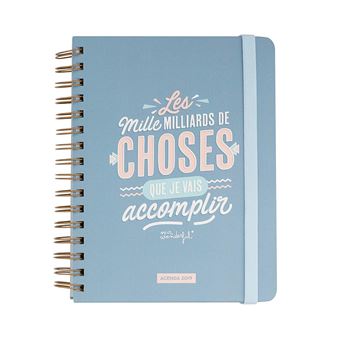 Agenda classique 2019 Semainier Mr. Wonderful - Agenda civil - Achat ...