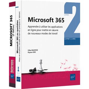 Microsoft 365 - Coffret de 2 livres : Apprendre à utiliser les applications en ligne pour mettre ...