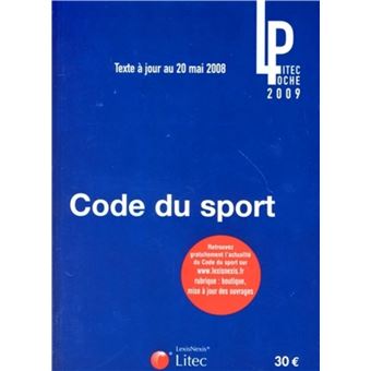 Code du sport Texte à jour au 20 mai 2008 - broché - Fabrice Rizzo ...