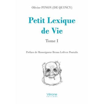 Petit Lexique de Vie - Tome I Tome 1 - broché - Olivier Pinon (de ...