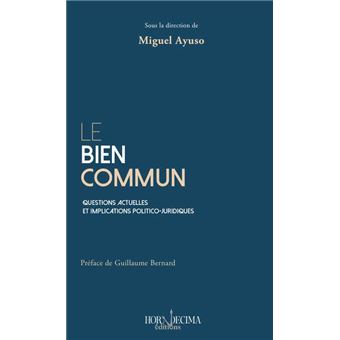 Le bien commun Questions actuelles et implications politico-juridiques ...
