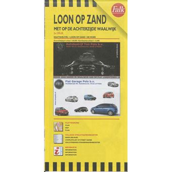 Loon op Zand plattegrond met op de achterzijde Waalwijk - broché ...