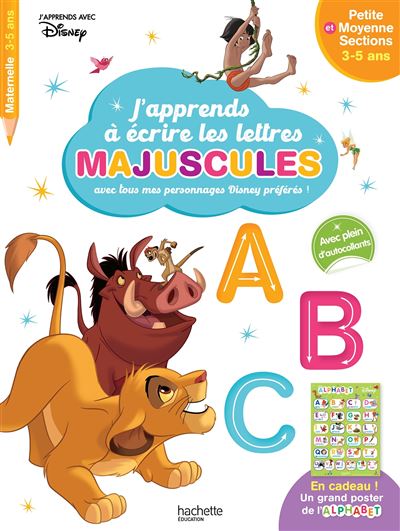 Disney - Disney - Grands Classiques - J'apprends à écrire les ...