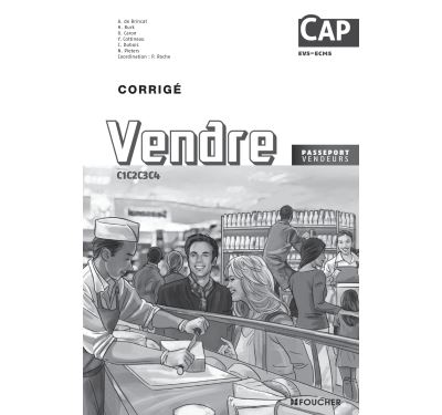 Vendre C1 C2 C3 C4 CAP Corrigé Livre du professeur - broché - Pascal ...