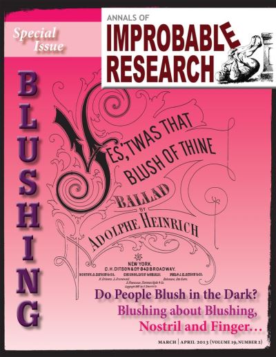 Annals of Improbable Research - Special Blushing Issue - Annals of ...