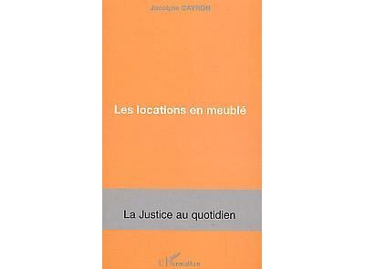 Les locations en meublé - broché - Jocelyne Cayron - Achat Livre | fnac