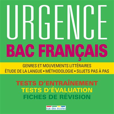 Bac français 2015 Genres et mouvements littéraires, étude de la langue ...