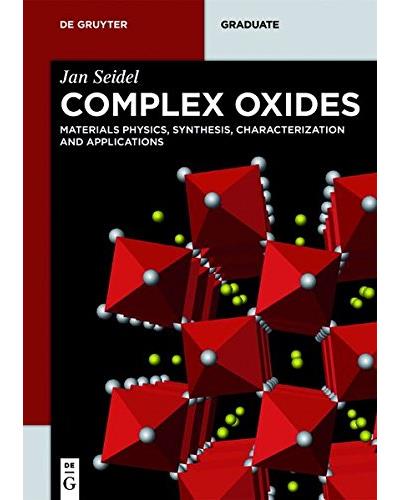 Complex oxides - Poche - Jan Seidel - Achat Livre | fnac