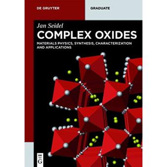 Complex oxides - Poche - Jan Seidel - Achat Livre | fnac