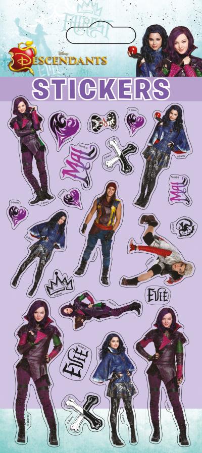 Descendants : L'île de l'oubli - Sticker sheets glitter - The ...