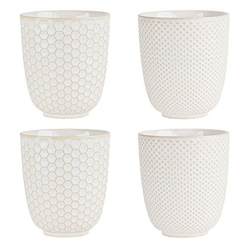 Set de 4 mugs ASA Selection Linna Blanc - Achat & prix | fnac