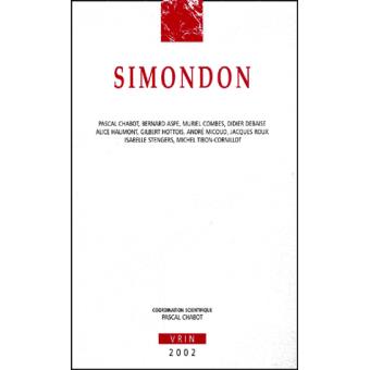Simondon - broché - Isabelle Stengers, Michel Tibon-Cornillot, Bernard ...